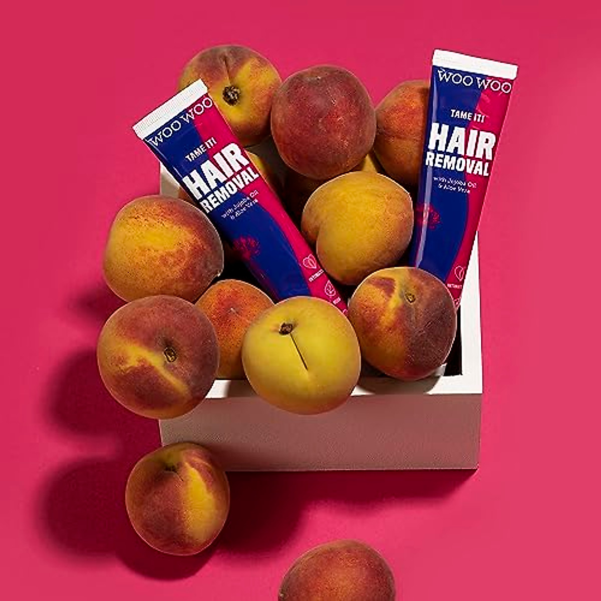 WooWoo - Tame It! In-Shower Natural Hair Removal Depilatory Cream | No Irritation Vegan Hair Remover For Sensitive Skin - Legs, Bikini, Intimate Areas (1.7 oz | 50 ml)