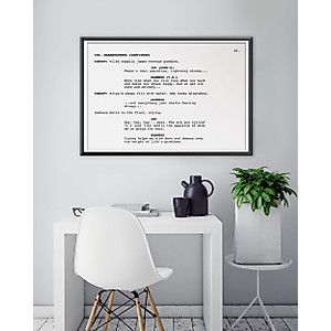 Inside Out Screenplay Poster (up to 24" x 36") - Minimalist - Movie - Film - Script - Animation - Joy - Sadness - Bing Bong - Pixar - Rain