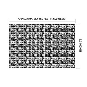 Identity Theft Prevention Security Stamp Wide Roller Security Stamp Kits (Green)