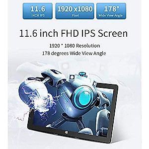 11.6 inch Windows 11 ezpad pro 8 1920x1200 IPS Tablet PC 12GB RAM 128G ROM Intel N3450 WiFi Mini HDMI 4800mAH(Include Keyboard)