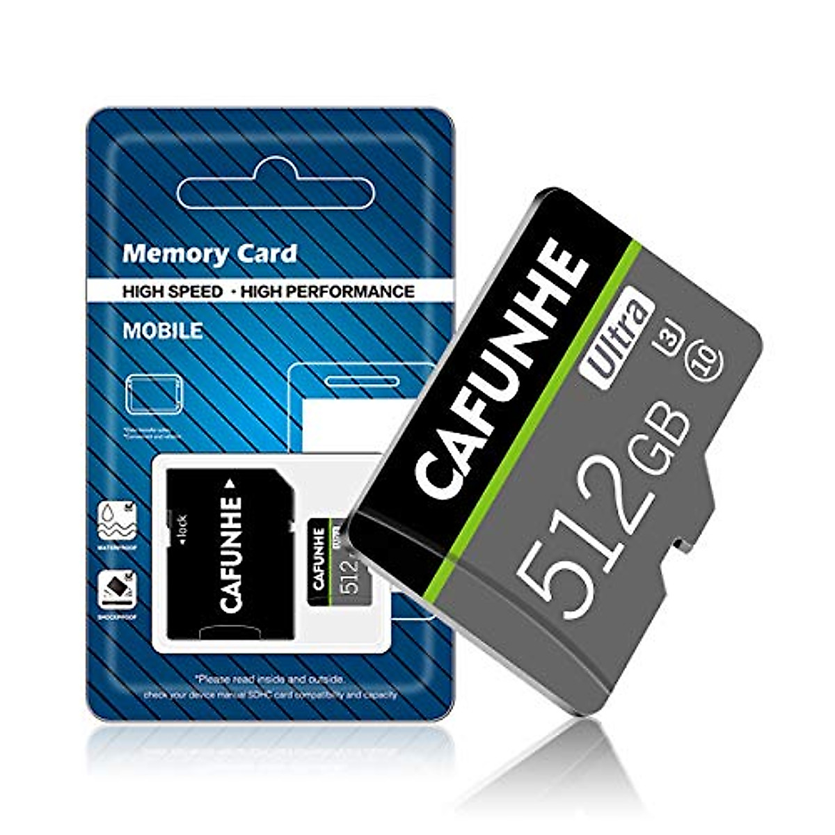Micro SD Memory Cards 512GB Micro SD Card Full HD Video V10 TF Card 512GB Memory Card High Speed for GOPRO/Smartphone/Tablet/PC/Drone 512GB