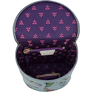 Anuschka Women’s Genuine Leather Backpack - Hand Painted Exterior - Butterfly Heaven