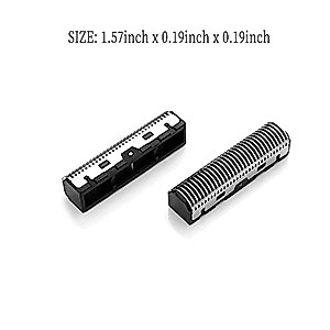 for Babyliss Shaver Foil Cutters Set, Kaynway Professional Replacemnet Foil Cutter Blade for BaBylissPRO Barberology FX Collection Metal Double Foil &Shaver - Included 2 Foil, 2 Blade, 1 Cutter Cover