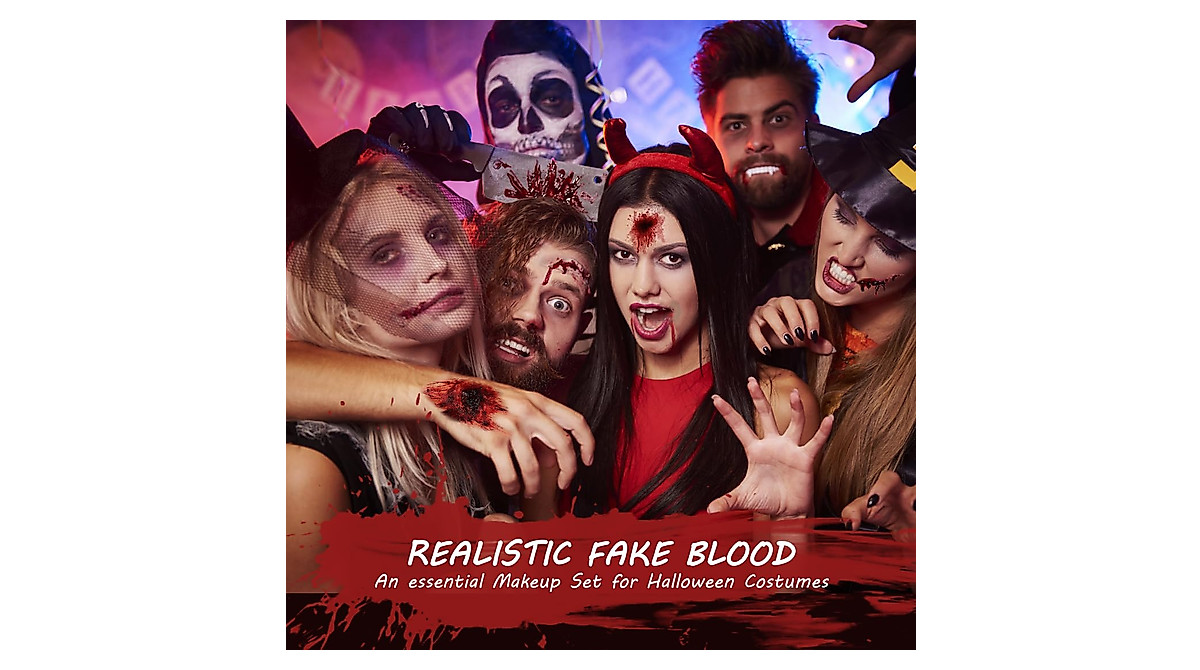 Yamgqus Fake Blood Set for Halloween Cosplay