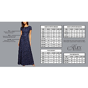 Alex Evenings Women's Long Sleeveless Mother of The Bride Dress w/Cascade Ruffle & Front Slit, (Petite and Regular Sizes), Plum, 14