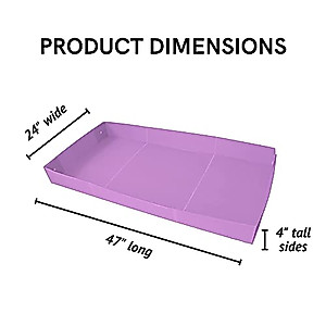 Midlee Guinea Pig Corrugated Plastic Cage Linter- 47" x 24"-Purple