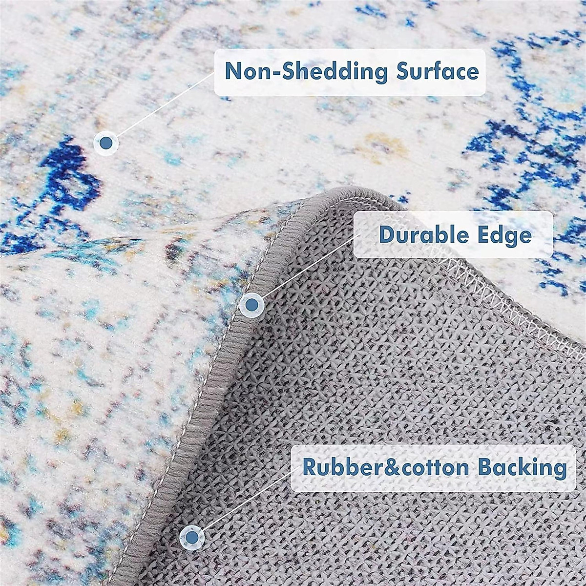 Rustic Cabin Wildlife Long Runner Rug,2.6x10ft, for Hallway, Maple Leaf Moose Deer Carpet for Bedroom, Non-Slip Floor Carpet for Living Room Bedroom Doormat Indoor Entrance Door Mat