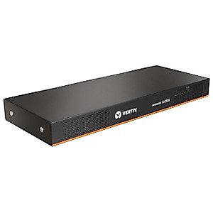 Vertiv Avocent AV3000 Rackmount KVM Over IP Switch, 8 Port KVM switches, Common Access Card (CAC), Local and Remote Access, Centralized Management, VGA, DisplayPort, DVI, HDMI, VGA Cable (AV3108-400)
