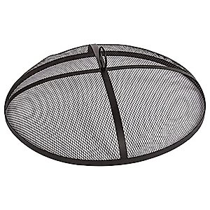 Dagan Industries 31-Inch Mesh Fire Pit Spark Screen - Round