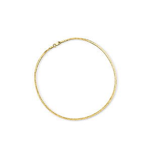 RS Pure by Ross-Simons 1.5mm 14kt Yellow Gold Herringbone Anklet. 10 inches