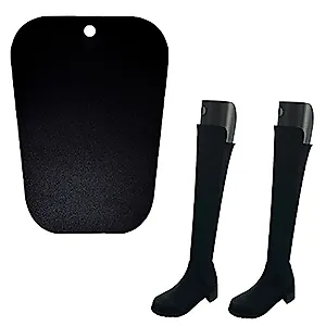 2 Pairs (14inch/36cm H) Practical Plastic Thicken Long Knee High Adult Shoe Support Portable Multifunction Automatic Stand Hanger Shoes Shape Keeper Boot Short Inserts Holder for Men and Women