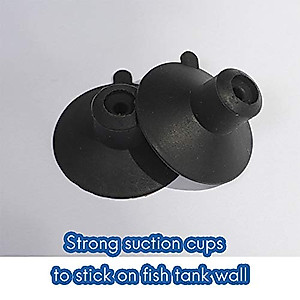 capetsma Nano Aquarium Filter Sponge Fish Tank Filter, Ultra Quiet Sponge Filter Worked with Aquarium Air Pump, Include Spare Sponge and Bio Balls.