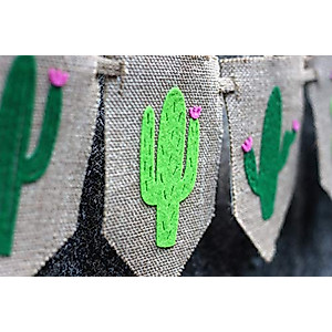 Cactus Party Supplies | Cactus Decor | Taco Party | Burlap Fiesta Party | Birthday Decorations | Cactus Wall décor | Cactus Banner | Nursery décor| Mexican Theme Banner | Fiesta Cactus Sombrero Salsa