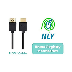 hp 27” Full HD 1080p IPS LED Ultra-Slim Monitor, AMD FreeSync, HDMI & VGA Ports, Natural Silver, + Nly 4K HDMI Cable Bundle