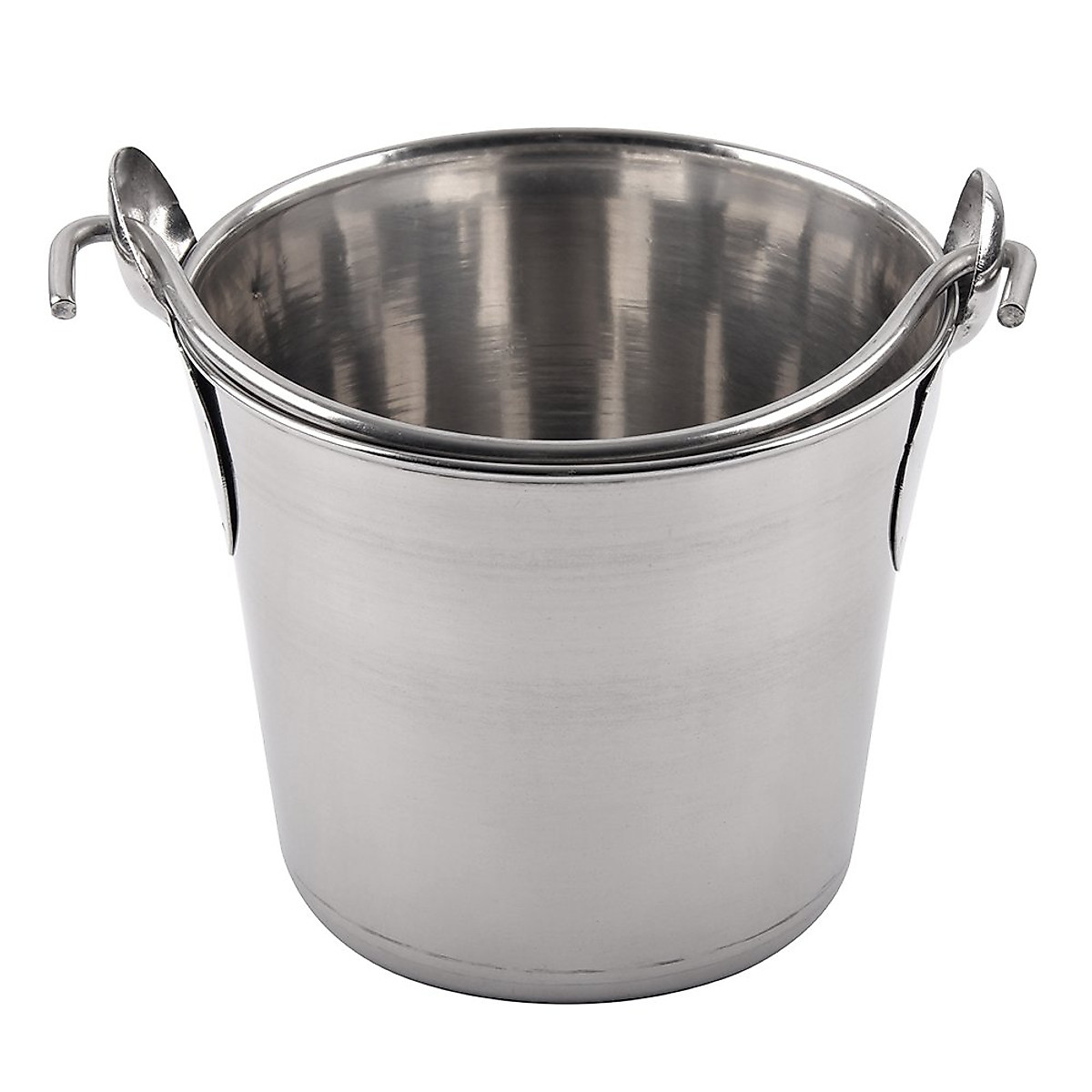Lindy's 1-Quart Stainless Steel Bucket, Durable Seamless Bucket for Many Home Tasks, Carry Water or Milk, Fill with Food, Use as a Flower Pot, Cleaning Bucket, Table Centerpiece and Much More