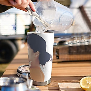 FOCIUZTA 20oz Whimsical Family Tumbler with lid, Travel Coffee Cup, Ideal for Easter, Mother Day, and birthday gifts