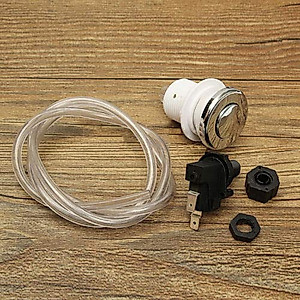 Opmnla 16A On Off Push Button Switch Jetted Whirlpool Jet For Bath Tub Spa Garbage