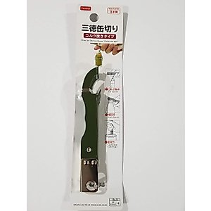 Daiso - Three-in-One Can Opener Corkscrew Type - White Japan Import