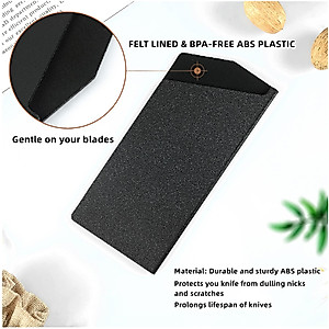 Knife Edge Guard, Wide Meat Cleaver Knife Blade Cover, Cleaver Knife Sheath, Butcher Chef Knife Cover, Knife Case Blade Protectors for Chopping Knife (Knives not included)