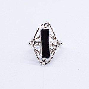 Natural Herkimer & Moldavite Gemstone Ring, 925 Sterling Silver Ring, Raw Moldavite Ring, Handmade Ring, Birthstone Ring, Statement Ring, Gift for Mom, Rough Gemstone Ring, Bridal Ring (6)