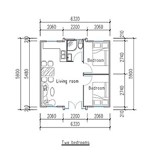 Expandable prefabricated Home Mobile, Prefab House for Hotel, Booth, Office, Guard House, Workshop - Efficient and Versatile Living Solution (20FT*40FT)