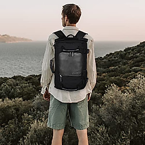 BE SMART Laptop Bag Outdoor Large Travel Waterproof Backpack fits 16 inches Computer Sport Backpack Business Durable School bags book bags for College Student Day Pack for Men and Woman-Black