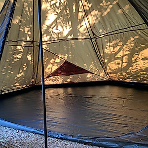 Onefires Hot Tent with Half Inner Tent 4-8 Person Large Teepee Tent for Family Camping