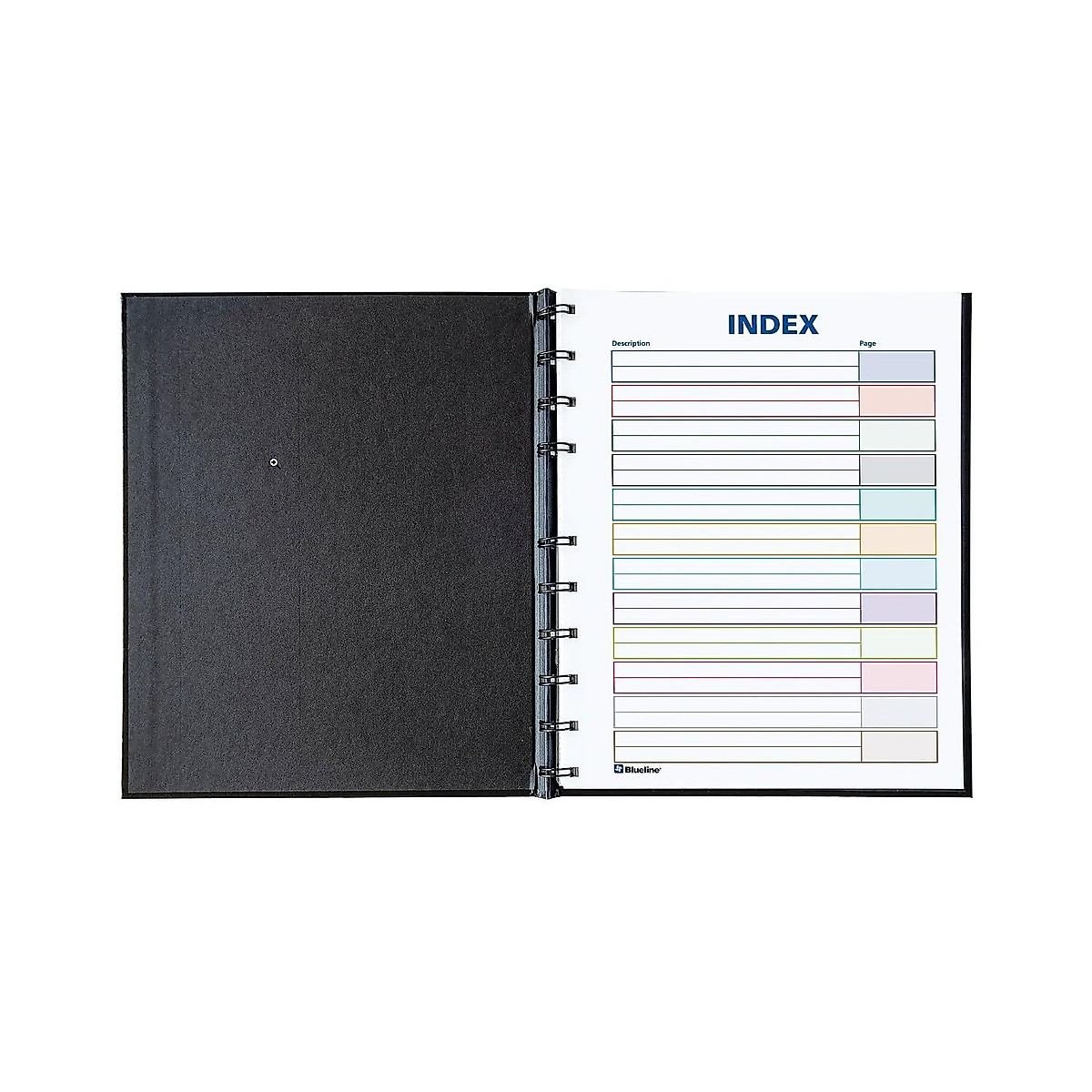 NotePro Undated Daily Planner, Black, 200 Pages,10 3/4 x 8-1/2 Inches