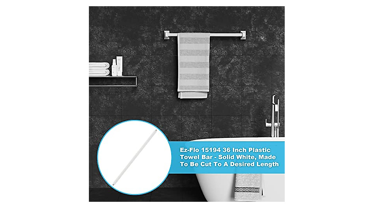 Mandycng Replacement Towel BAR 24" Rod Spring Loaded Ends Durable ...