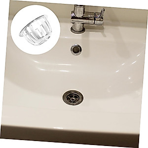 WOONEKY Roof Drain Over Sink Strainer Tub Drain Cover Floor Drain Roof Tub Stopper Drainage Line Guard Floor Drain Cover Bathtub Drain Leak Gutter Guard Floor Drain Basket Stainless Steel