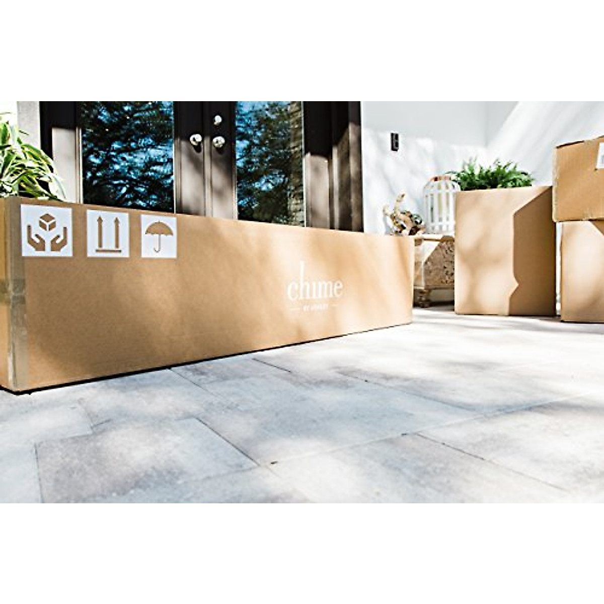 Signature Design by Ashley Chime 12 Inch Medium Firm Memory Foam Mattress, CertiPUR-US Certified, King