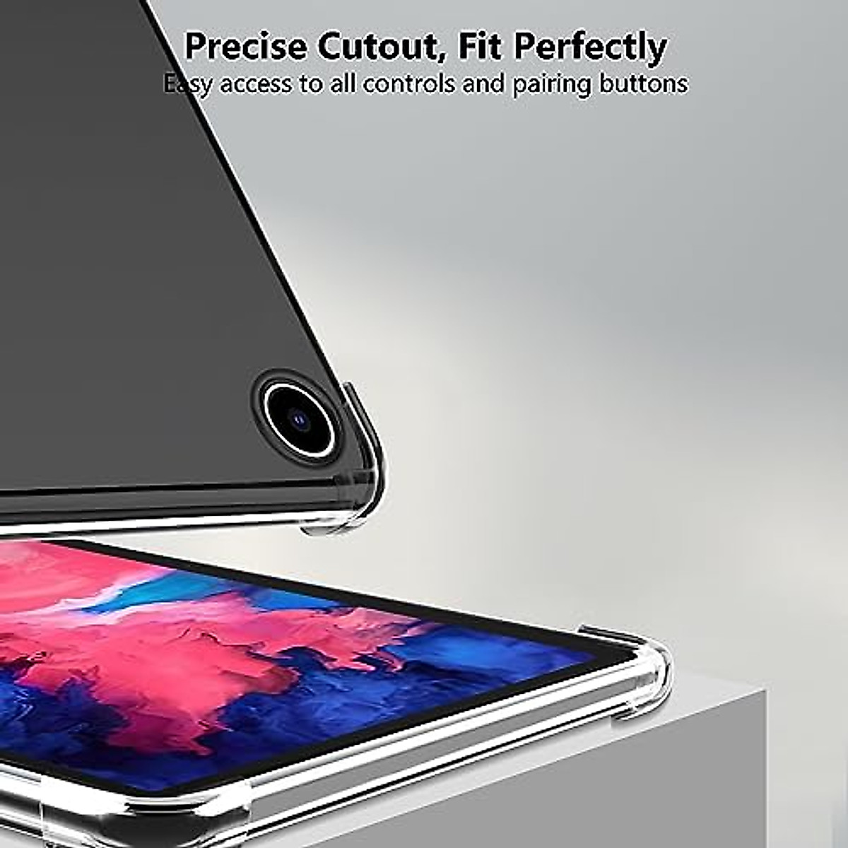 Aircawin for 11'' Amazon Fire Max 11 Case Clear,Shockproof Clear Case for Amazon Fire Max 11 Case Cover 13th Generation 2023,Shockproof Soft TPU Back Cover Shell for Fire Max 11 Tablet Case-Clear