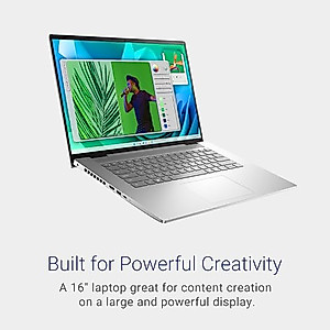 Dell Inspiron 7630 Laptop - 16.0-inch 16:10 2.5K (2560x1600) Display, Intel Core i7-13620H, 16GB LPDDR5 RAM, 1TB SSD, NVIDIA GeForce RTX 3050 GDDR6 Graphics, 1 Year Onsite Service - Platinum Silver