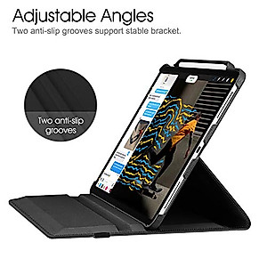 Fintie Rotating Case for iPad Pro 12.9-inch 6th Generation 2022-360 Degree Swiveling Protective Cover with Pencil Holder, Auto Sleep/Wake, Also Fit iPad Pro 12.9" 5th/4th/3rd Gen, Black