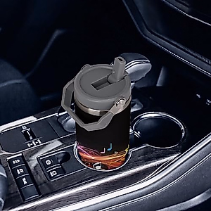 SYJTGDE Large Capacity Car Cup Rainbow Musical Note Melody Fashionable Upgrade Car Cup Advanced And Beautiful Travel Cup