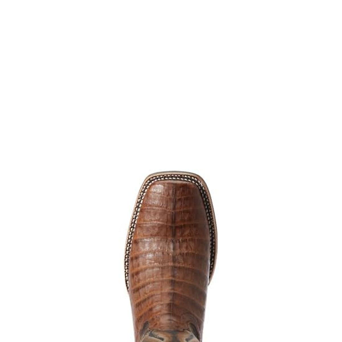 ARIAT Men's Double Down Western Boot, Caramel Caiman Belly