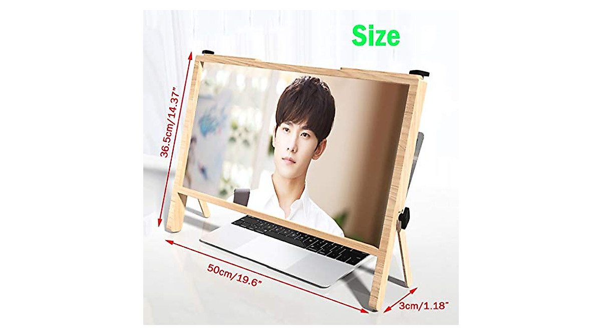 JIAX Laptop Screen Magnifier - 3-5X HD Zoom for Phones & Laptops