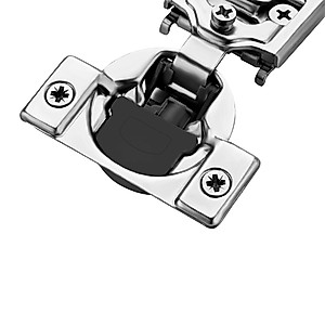 Ravinte 30 Pack 15 Pairs 3/4 inch Overlay Soft Close Hinges for Kitchen Cabinet Hinges Satin Nickel Hidden Hinges Stainless Steel Concealed Hinge self Closing