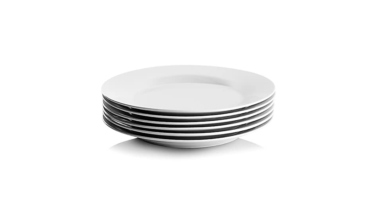 10 Strawberry Street Simply White Dinner Plates Set of 6 | Elegant ...