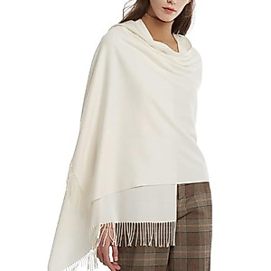 FURTALK Womens Pashmina Shawl Wraps Cashmere Feel Winter Scarf Soft Warm Blanket