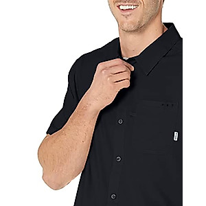 Columbia Men's Slack Tide Camp Shirt, Black, Medium