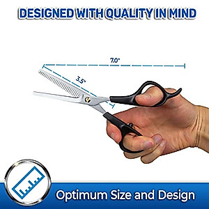 PET MAGASIN Pet Thinning Shears - Professional Thinning Scissors with Toothed Blade