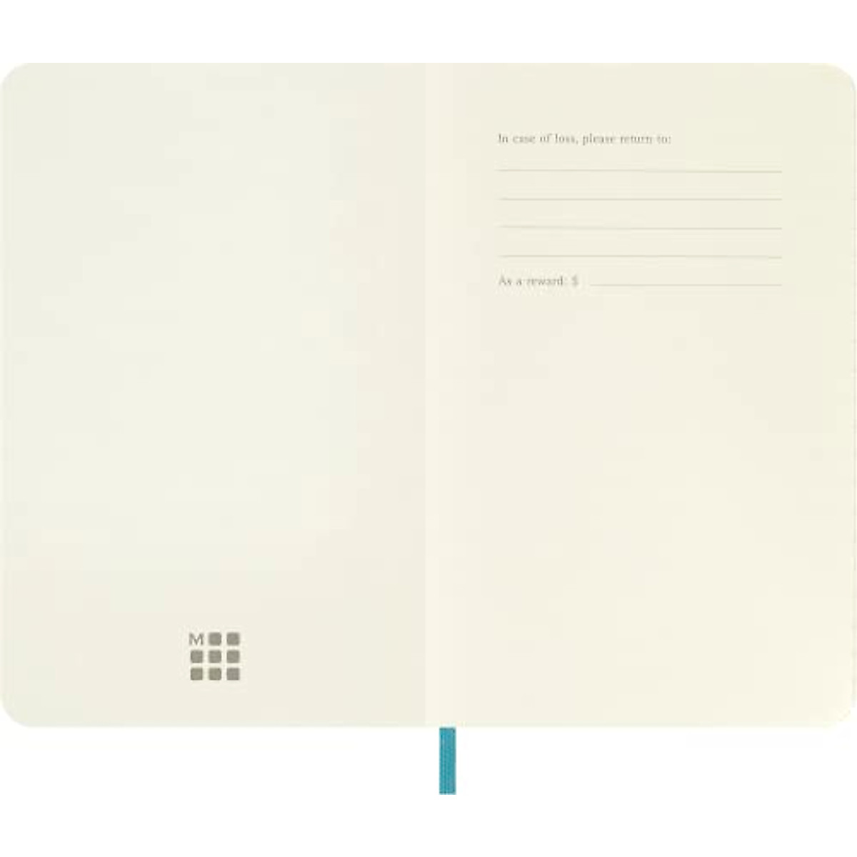 Moleskine Classic Notebook, Soft Cover, Pocket (3.5" x 5.5") Ruled/Lined, Reef Blue, 192 Pages