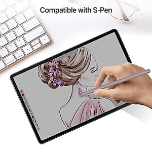 ProCase Privacy Screen Protector for Galaxy Tab S10 Plus/S9 FE Plus/ S9 Plus/ S8 Plus/ S7 FE/ S7 Plus 12.4 Inch, Anti-Spy Tempered Glass Film Guard for Samsung Tablet SM-X820/X610/X810/X800/T730/T970