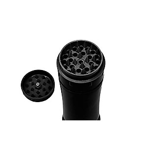 Grindarolla Cone Loading Grinder | Matte Black | Pack Your Pre-Rolled Cones and Grind Your Contents for a Quick, Convenient, Durable, Simple Experience