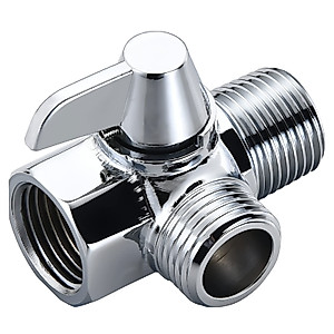 Shower Arm Diverter Valve for Hand Showerhead, Chrome