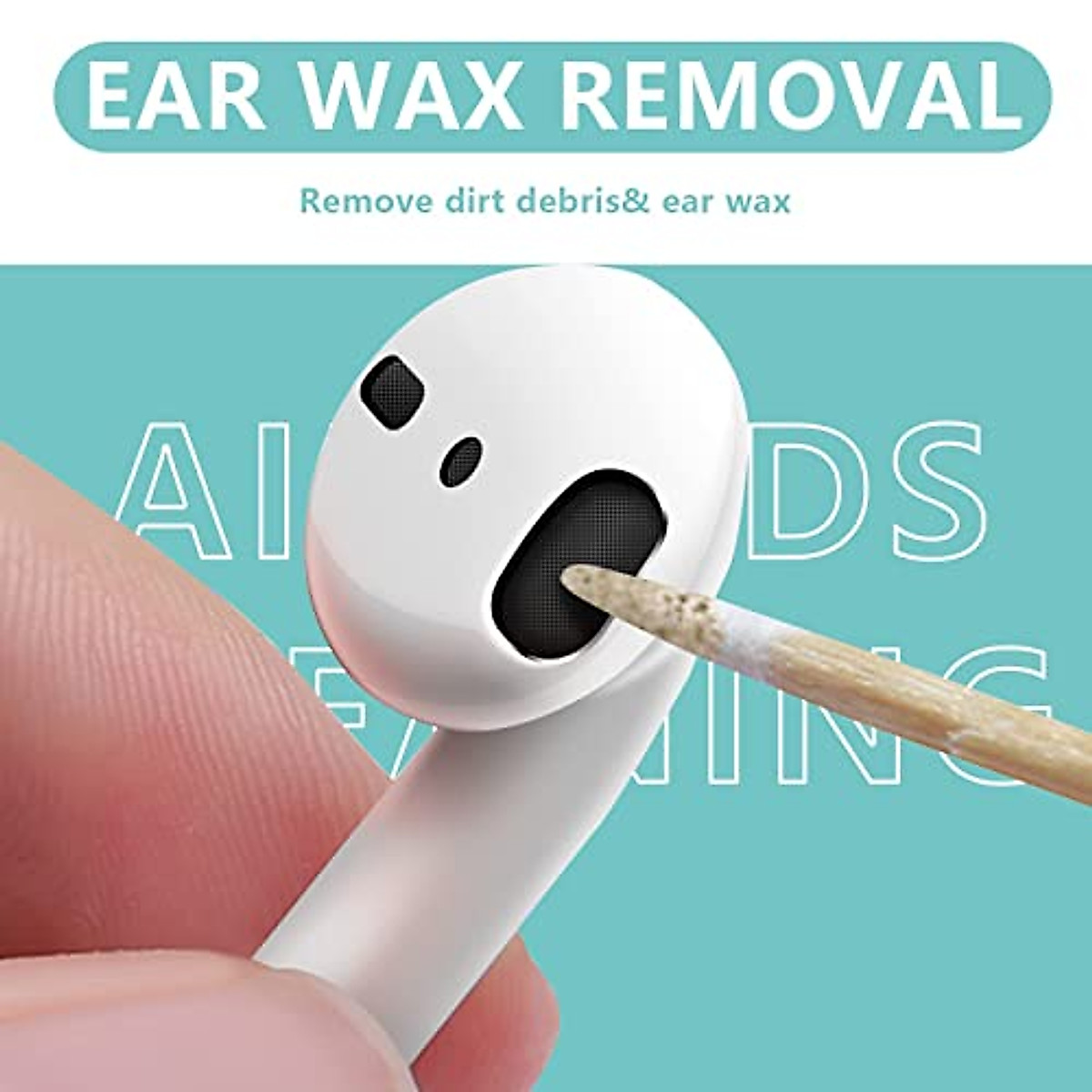203PCS Airpod Cleaner Kit,iPhone Charge Port Cleaning kit,Airpods Earbud Cleaning Putty, Remove Ear Wax,Phone Phone Cleaning kit,for Airpods Charging Case/Headphones/Phone/Earbuds/Camera