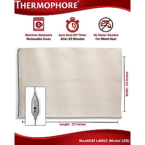 Thermophore MaxHEAT Automatic Moist Heat Pack, Large, Model #155