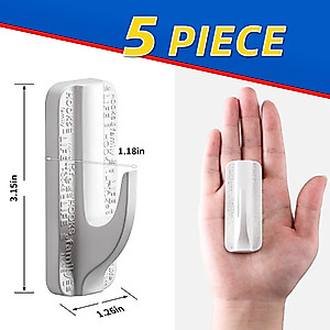 ALOCEO Wall Sticky Hooks for Hanging Shower Hooks for Bathroom Kitchen Office Closet, 5 Pack 6 Adhesive Strips, White