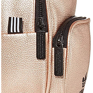 adidas Originals Women's Originals PU Leather Mini Backpack, Rose Gold, One Size